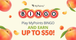 Attention US MyPoints members: Biggest BINGO Bonus EVER!